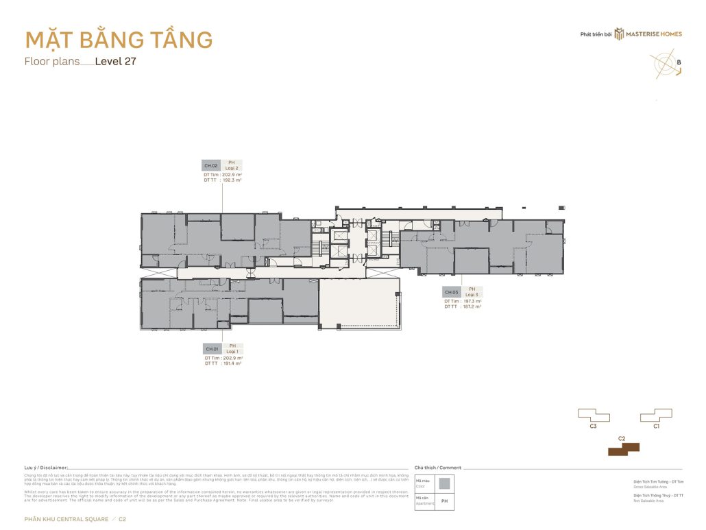 Tòa C2 Central Square Masteri Trinity Square